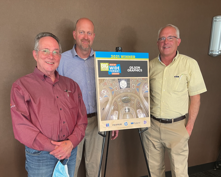 Gilson Awarded Best of Wide Format - Gilson Graphics